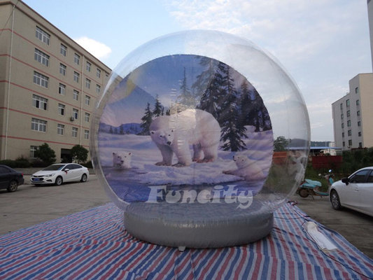 Christmas Outdoor Decoration 5M Giant Inflatable Human Snow Globe