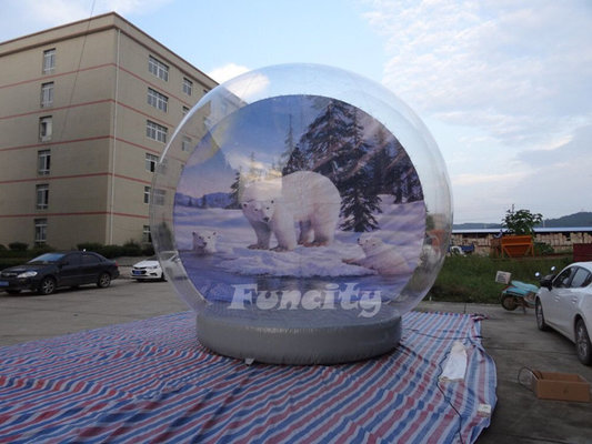 Christmas Outdoor Decoration 5M Giant Inflatable Human Snow Globe