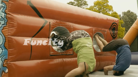 En14960 Outdoor Popular Adults Inflatable 5k Obstacle Course For Running Race
