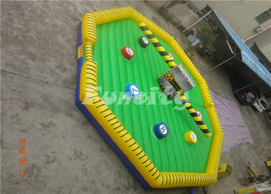 Mechanical Inflatable Jumping Oktagon Wipeout , PVC Material Inflatable Meltdown