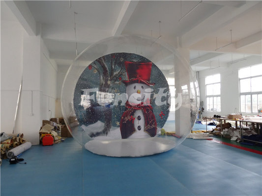Customized Inflatable Bubble Tent With Halloween Theme Background  For Camping Party