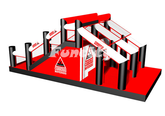 Insane Giant Sport Games 5k Inflatable Obstacles Course With EN14960 For Adults