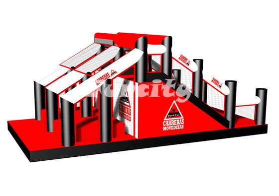 Insane Giant Sport Games 5k Inflatable Obstacles Course With EN14960 For Adults