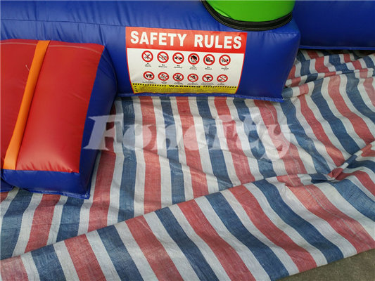 0.55mm PVC Tarpaulin Inflatable Jumping Balloon Castle With Slide For Kids