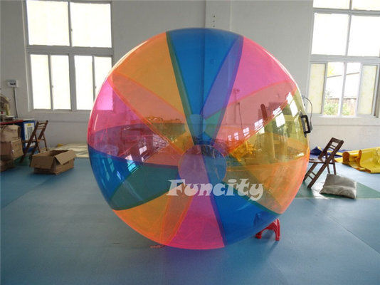 1.0mm PVC / TPU Colorful Inflatable Water Walking Ball With Custom Logo