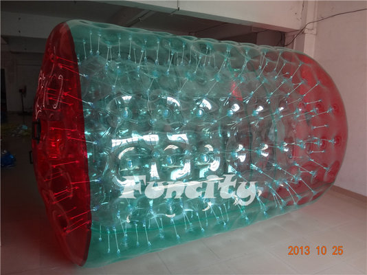 0.8 or 1.0mm Thickness TPU Inflatable Water Roller Customized Size