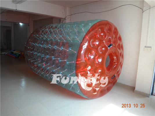 0.8 or 1.0mm Thickness TPU Inflatable Water Roller Customized Size