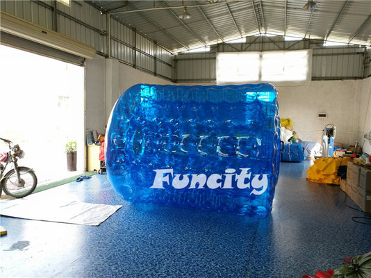 Bule 3M Length Inflatable Aqua Rolling Ball / Human Hamster Walking Roller