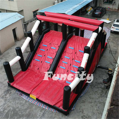 Durable PVC Tarpaulin Inflatable 5k Obstacle Course Run Race For Sport Games