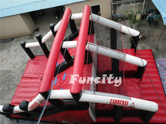 OEM / ODM Inflatable 5k Obstacle Course With PVC Tarpaulin Material