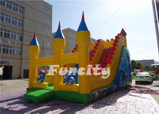 Customized PVC Tarpaulin Inflatable Dry Slide for Climbing EN14960
