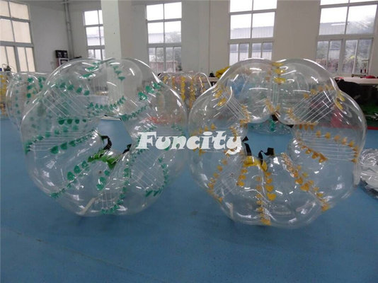 1.2m 1.5m 1.8m  PVC / TPU Custom Made Inflatable Body Zorbs for Kids and Adults