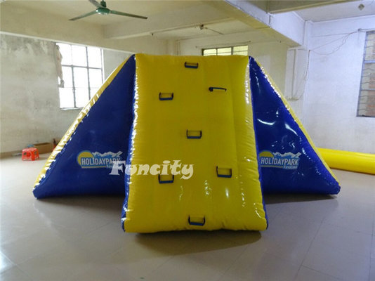 0.9mm PVC tarapaulin Commercial Inflatable Pool Toys Bouncy Water Slides For Amusement Park