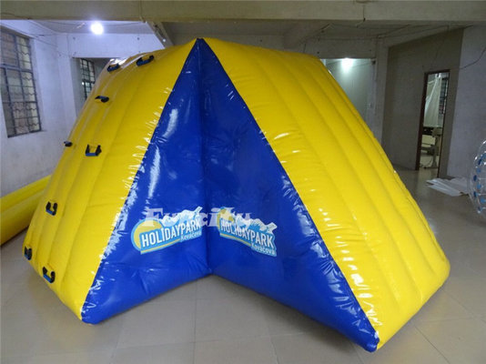 0.9mm PVC tarapaulin Commercial Inflatable Pool Toys Bouncy Water Slides For Amusement Park