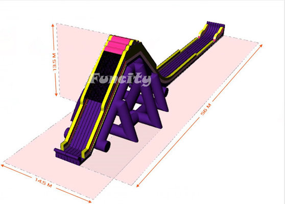 Outdoor Commercial EN 14960 Giant Adults Inflatable Hippo Water Slide For Beach