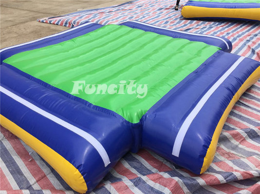 22mLx20mW Giant Inflatable Aqua Park Water Sports Equipment 80 People Used  For Seashore Games