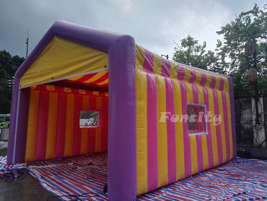 Outdoor portable commercial advertising mini inflatable camping tent for resort