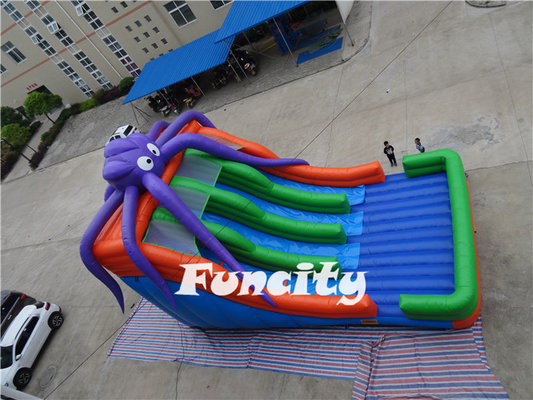 Octopus Inflatable Slide For Kids Slipping In The Long Slide