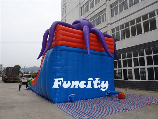 Octopus Inflatable Slide For Kids Slipping In The Long Slide