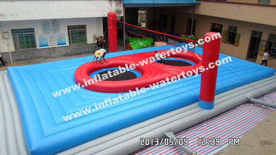 Beach Volleyball Game Inflatable Sport Games Bossaball Durable 0.55mm PVC Tarpaulin