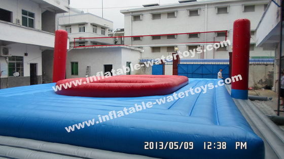 Beach Volleyball Game Inflatable Sport Games Bossaball Durable 0.55mm PVC Tarpaulin