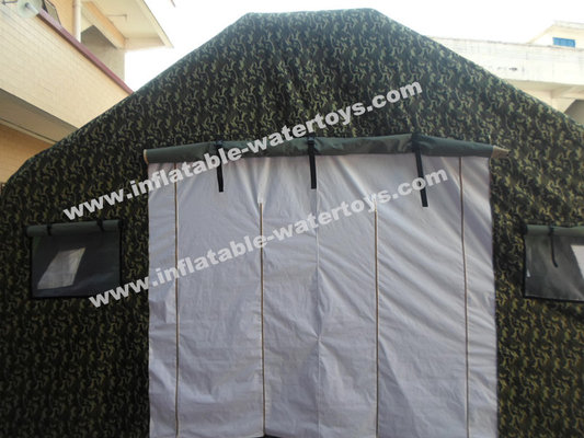 OEM 0.9MM PVC Tarpaulin Inflatable Military Tent ,Inflatable Airbeam Tent