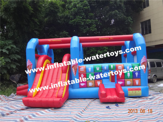 Plato 0.55mm Slide Kids Inflatable Combo Bouncer for Entertainment