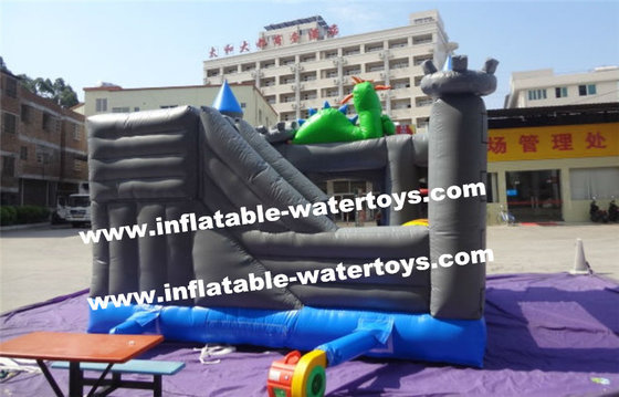 0.55mm PVC Kids Blow Up Water Slides , Toddler Inflatable Bouncer