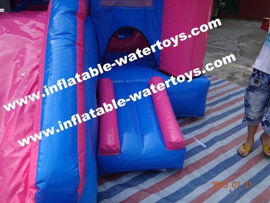 0.55mm PVC Tarpaulin Inflatable Combo Bouncer for Bouncy , Slide and Jumping