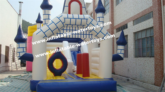 Playground Equipment 0.55mm PVC Tarpaulin Inflatable Water Trampoline Combo Bouncer