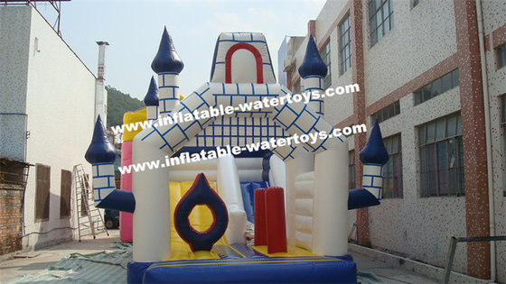 Playground Equipment 0.55mm PVC Tarpaulin Inflatable Water Trampoline Combo Bouncer