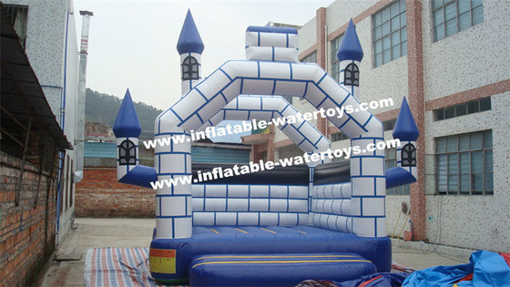 Playground Equipment 0.55mm PVC Tarpaulin Inflatable Water Trampoline Combo Bouncer