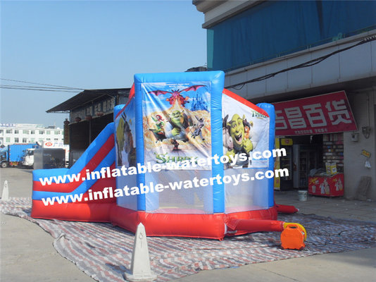 Shrek Commercial PVC Inflatable Water Trampoline Combo Bouncer