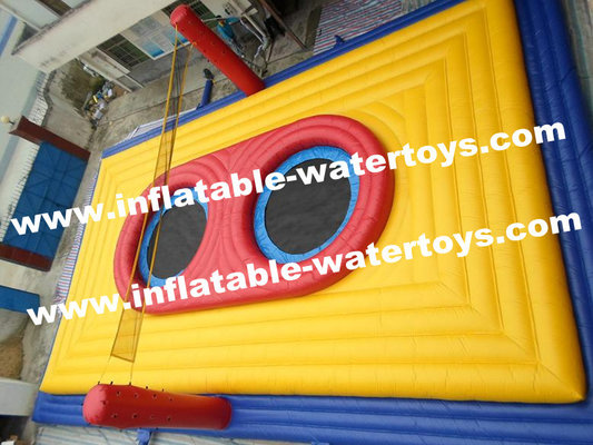 Good Quality 0.55mm PVC Tarpaulin Colorful Inflatable Sports Games