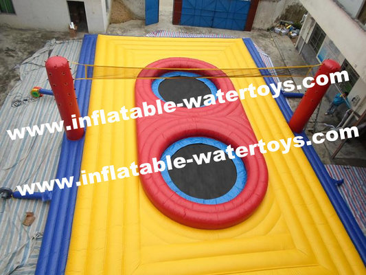 Good Quality 0.55mm PVC Tarpaulin Colorful Inflatable Sports Games