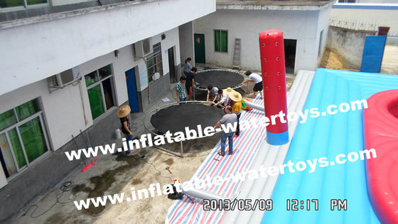 Portable PVC Tarpaulin Colorful Inflatable Sports Games For Volleyball Game
