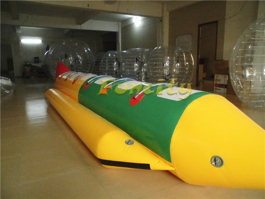 Customized Durable Inflatable Banana Boat Fly Fish For Water Games