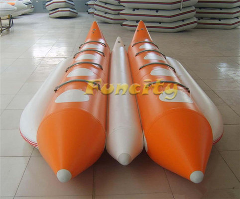 Durable Towable Inflatable Banana Boat For Exciting Aqua Park Games