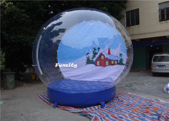 Winter Wonderland 0.9mm PVC Tarpaulin  Giant Inflatable Snow Globe Show Ball