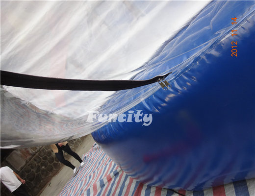Christmas PVC Tarpaulin PVC Giant Inflatable Snow Globe Winter Wonder Snow Ball