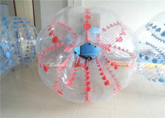 Adult Size1.0mm PVC Red Color Inflatable Bumper Ball Loopy Bubble Football For Outdoor Sports Games