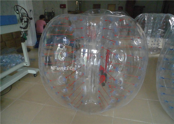 Inflatable 1.0mm TPU Water Bumperz Bubble Football For Soccer Event
