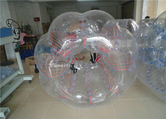 Inflatable 1.0mm TPU Water Bumperz Bubble Football For Soccer Event