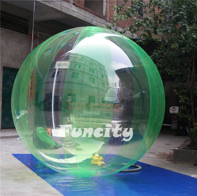 Green and Clear Color OEM PVC or 0.8MM TPU Inflatable Water Walking Ball for Water Sports Games