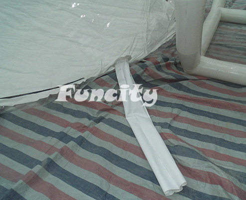 Customized Inflatable Bubble Tent Tree Patten Clear Show Ball Marquee with Two Rooms