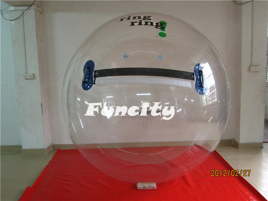 Custom Logo Transparent Large Human Sphere 0.8MM Water Walking Ball PVC Inflatable