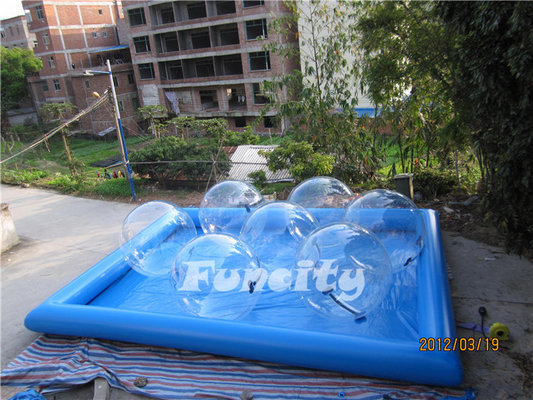 Good Quality Transparent Inflatable Aqua Walking Ball with Water Pool for Kids and Adults