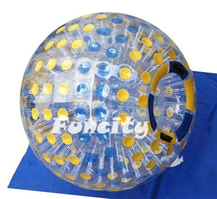 Colorful 0.8 / 1.0MM PVC / TPU Land / Grass Inflatable Zorb Ball for Kids and Adults