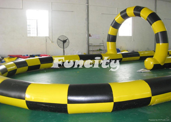 Clear PVC / TPU Inflatable Zorb Ball with 3m outer diameter / 2m inner diameter with Ramp