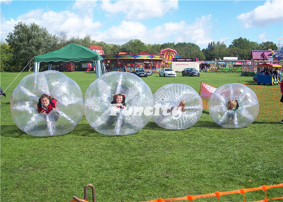 Custom Transparent TPU Body Zorb Ball Bubble Inflatable For Football Game